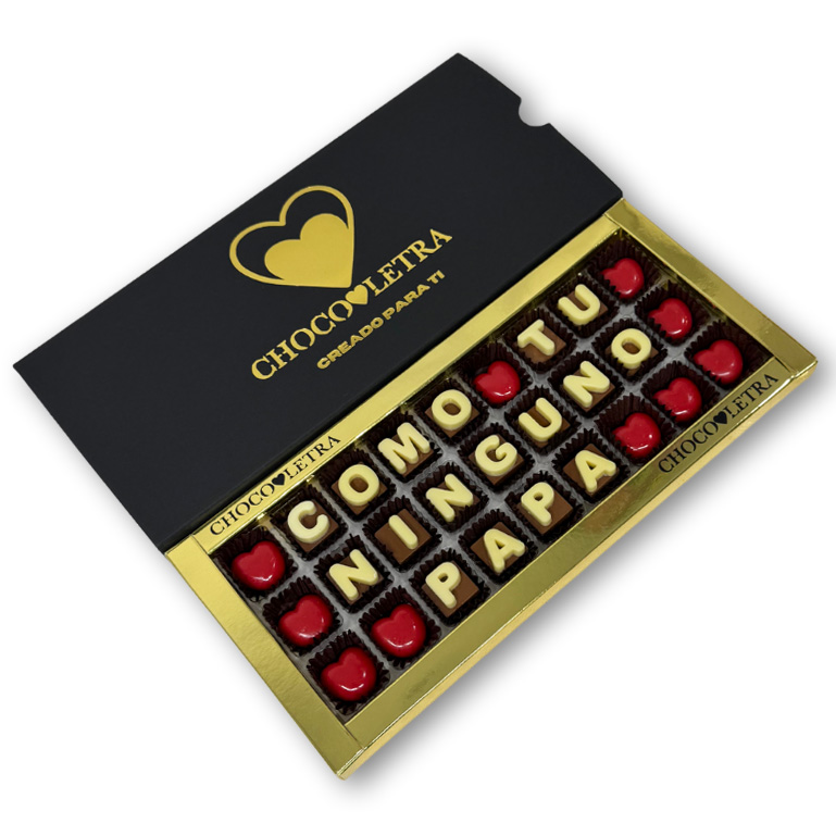 Regalo Para Papa Bombones De Chocolate Chocoletra